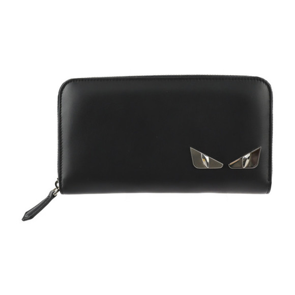 Fendi | Accessories | Fendi Monster Bugs Eye Long Wallet 7m20 Leather ...